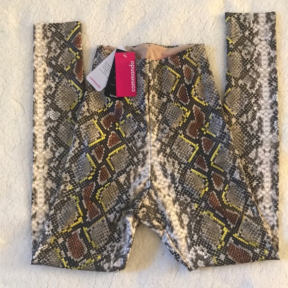 Commando | Pants & Jumpsuits | Nwt Commando Faux Leather Animal Legging ...